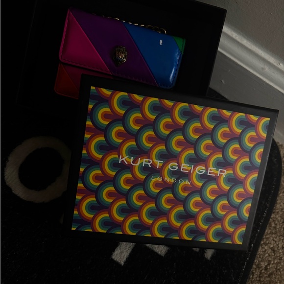 Kurt Geiger | Bags | Kurt Geiger Rainbow Wallet | Poshmark